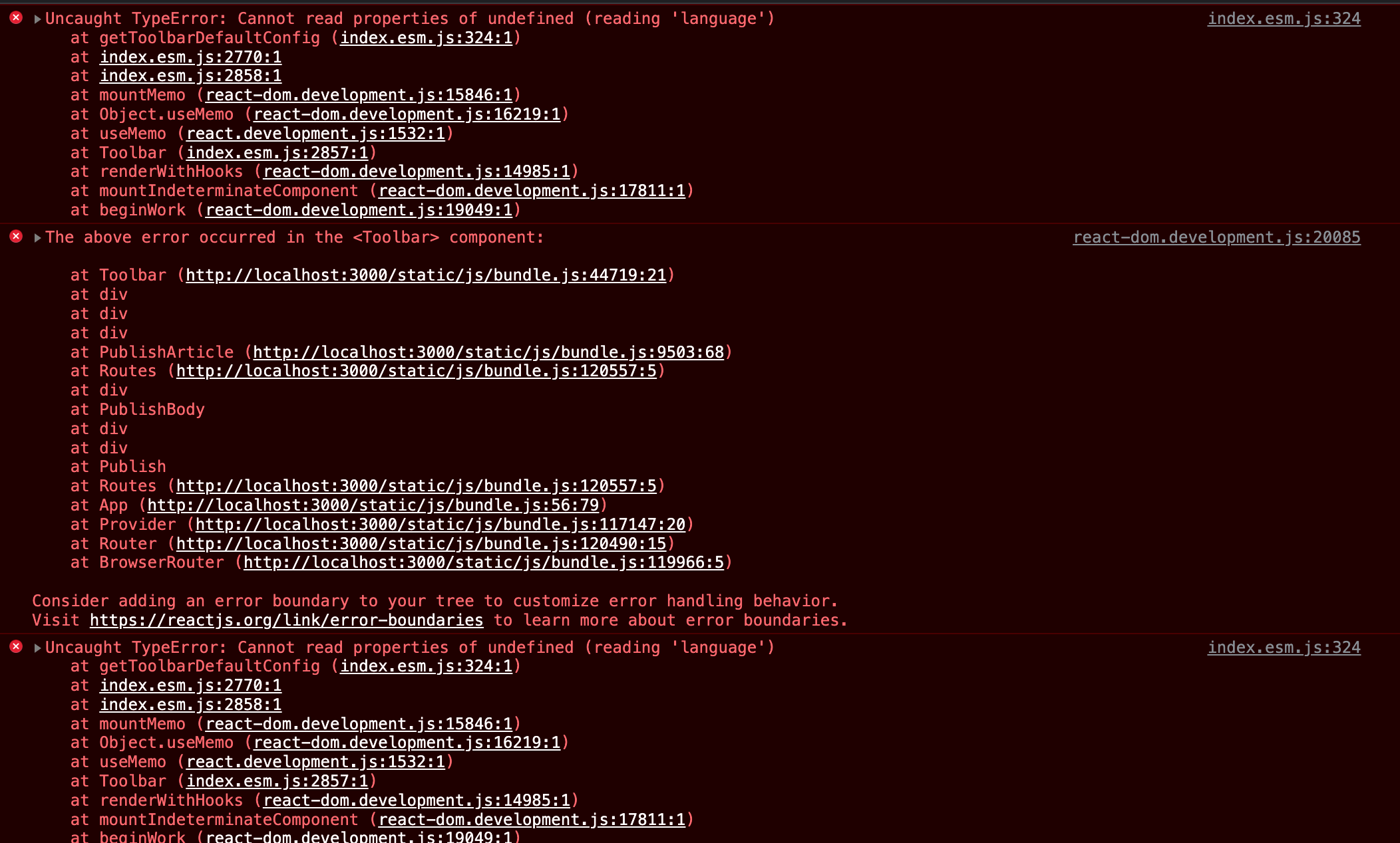 在react中引入toolbar报错，不能获取到引擎下的language · Issue #145 · red-axe/am-editor · GitHub