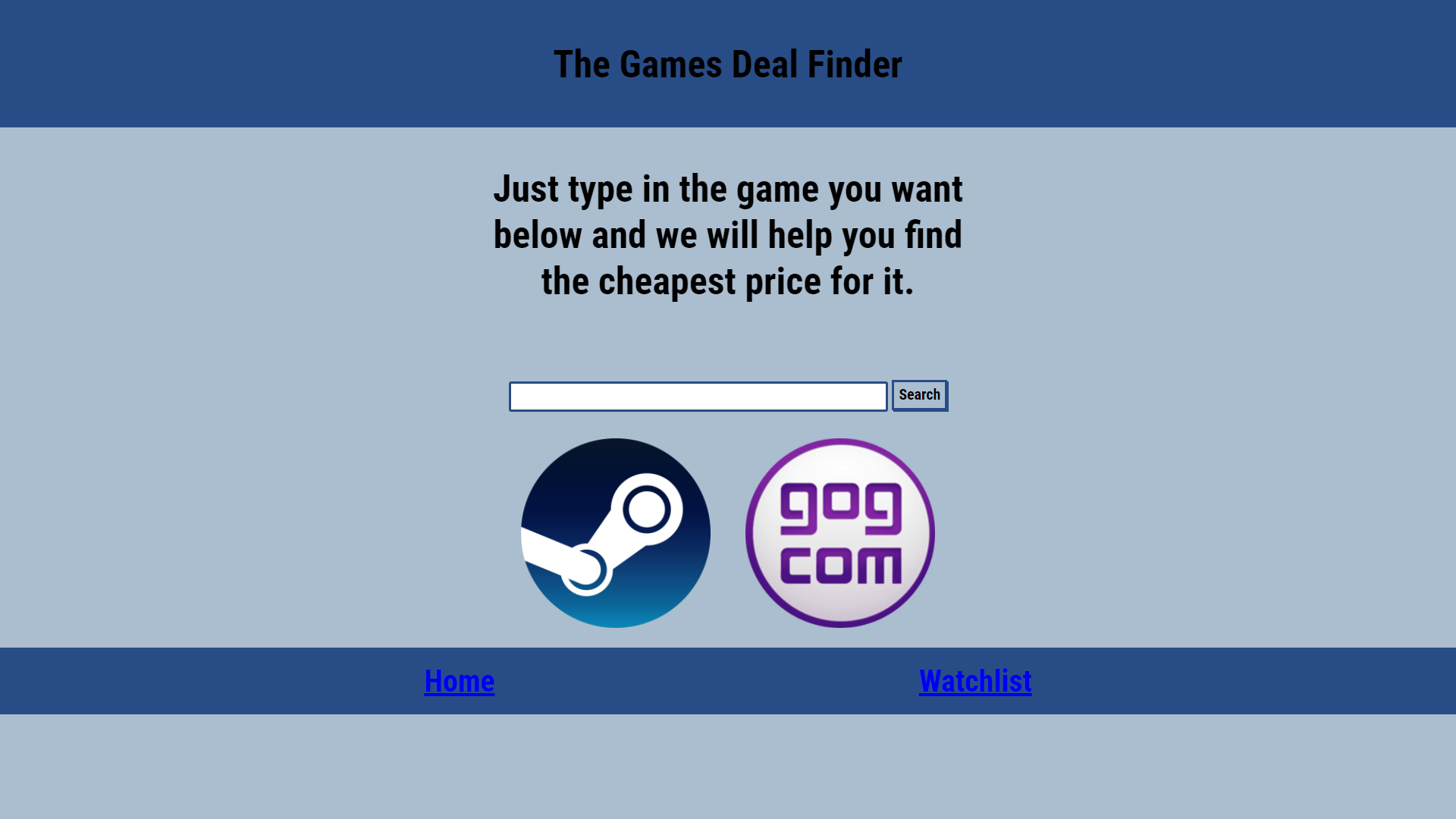 GitHub - FrankBishop/The-Games-Deal-Finder: A project using HTML, CSS ...