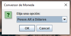 GitHub - Gibbor-SAP/Conversor: Challenge ONE | Java | Back End | Conversor de Moneda