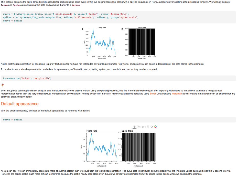Getting Started Customization shows Plots when saying shows text ...