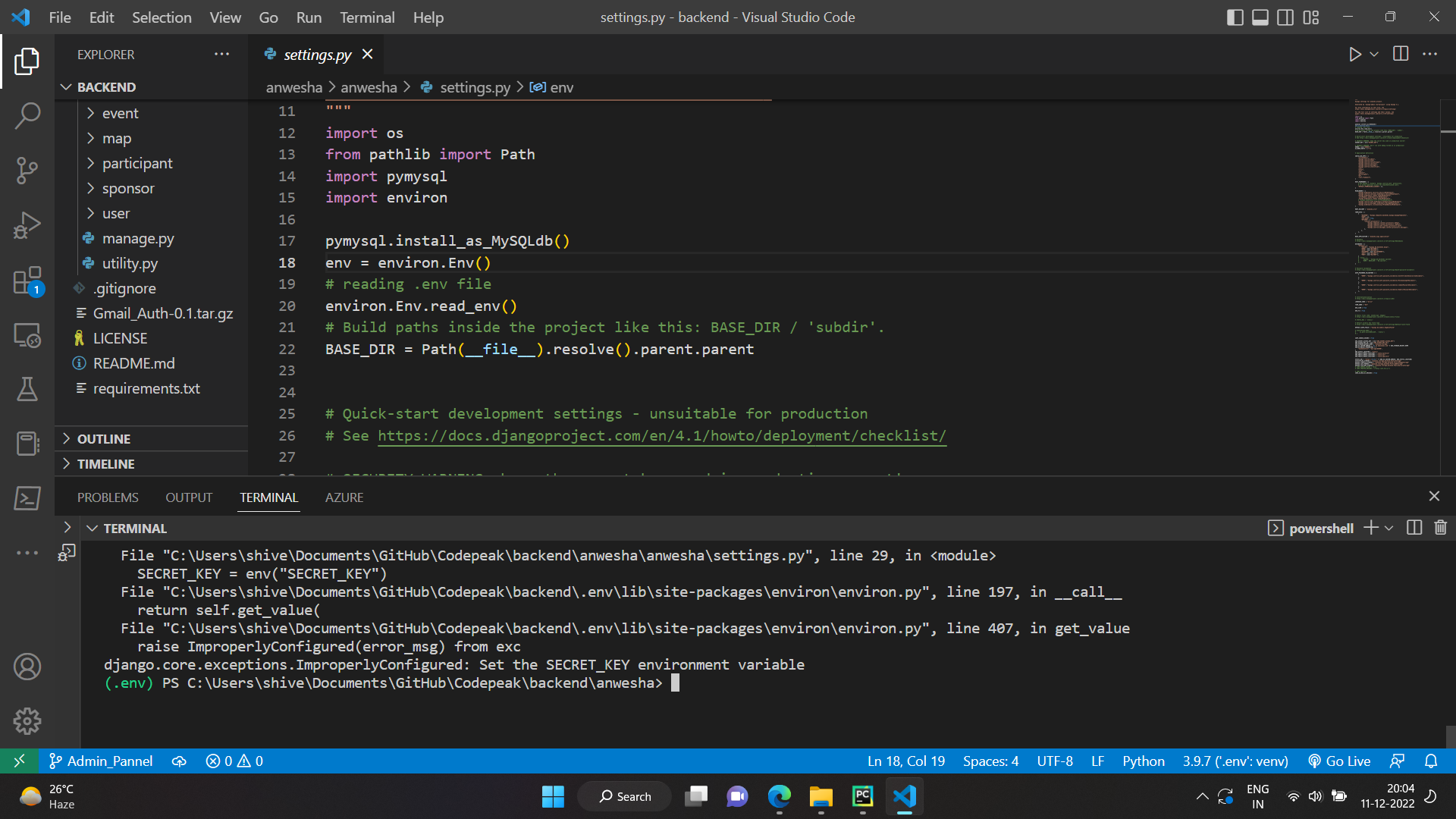 A better admin panel · Issue #69 · Anwesha-2k23/backend · GitHub