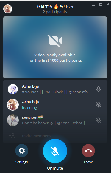 Error When We Join Vc In Any Group · Issue 16870 · Telegramdesktoptdesktop · Github 