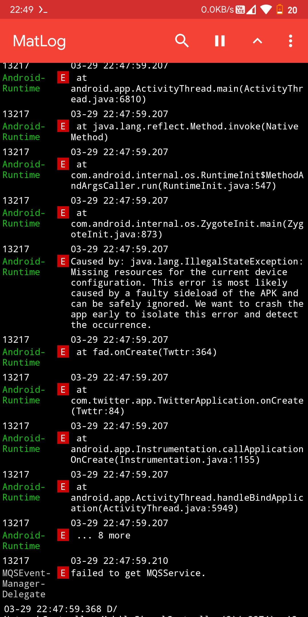 bug: patched twitter crashes due to missing resources · Issue #1212 · ReVanced/revanced-patches ...