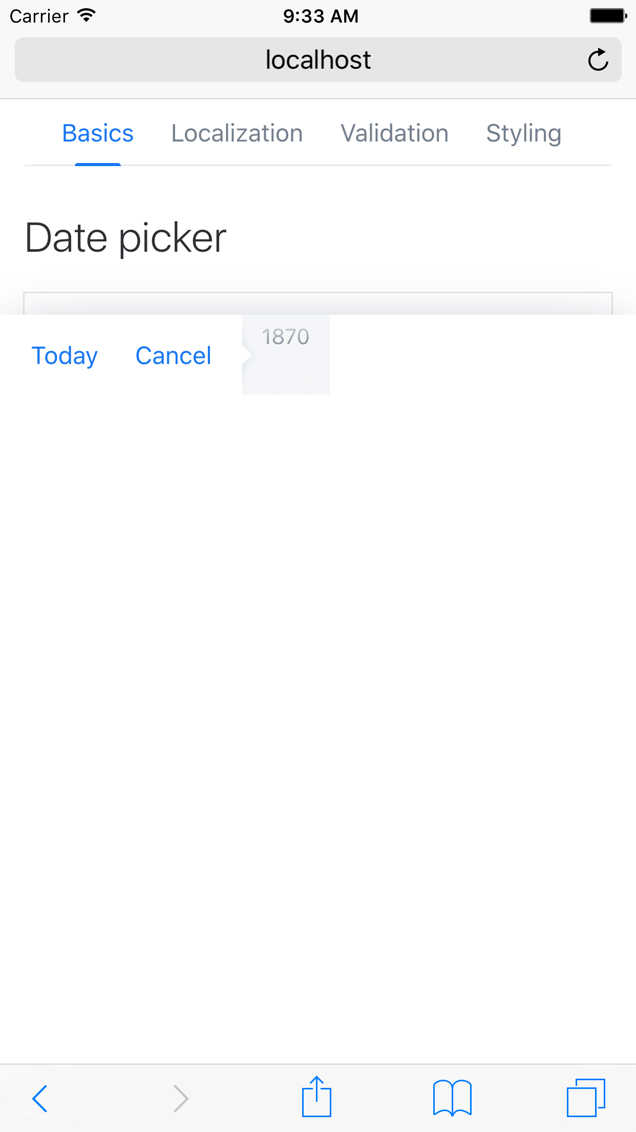 Date picker overlay is broken/unusable in Safari 9 · Issue #670 ... Date picker overlay is broken/unusable in Safari 9 · Issue #670 ...