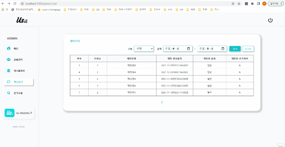GitHub - parkjs5143/us: [Project] Us 웹 소셜 플랫폼 (React, Node.js)