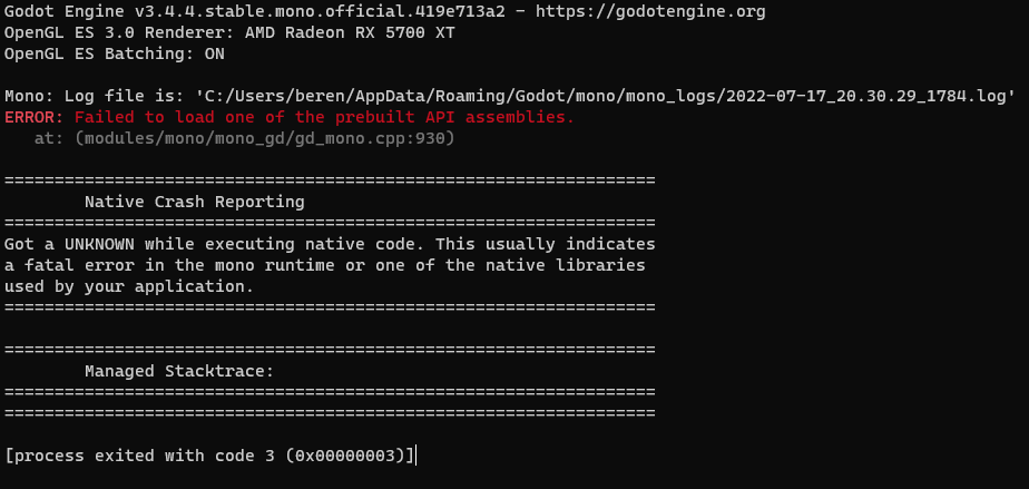 Godot Crashes On Start · Issue #63112 · godotengine/godot · GitHub