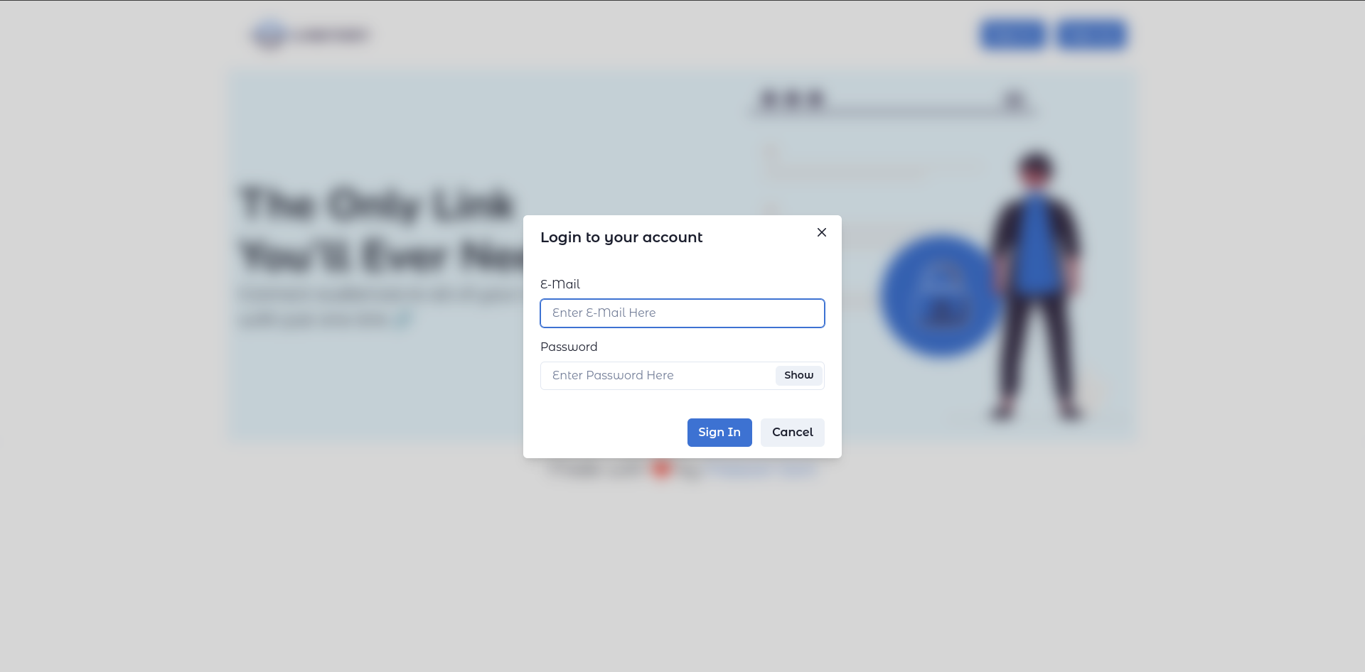 GitHub - prasoonsoni/Linktory-Frontend-2.0: Having problem sharing ...