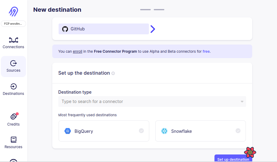 Allow starting "create connection" workflow halfway through, defining the source via url · Issue ...