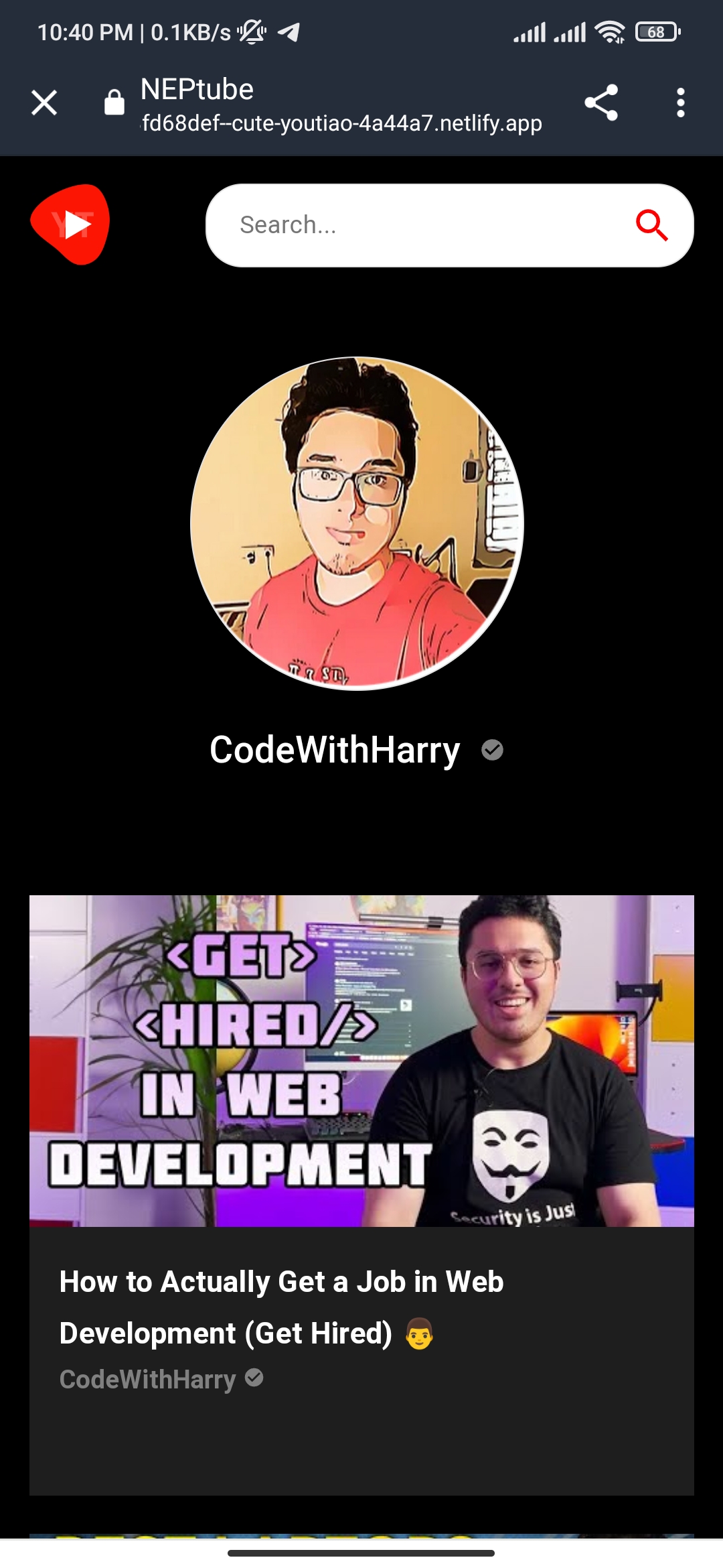 Github Shikharpaudelyoutube Clone This Project Is A Youtube Clone Built Using Reactjs And