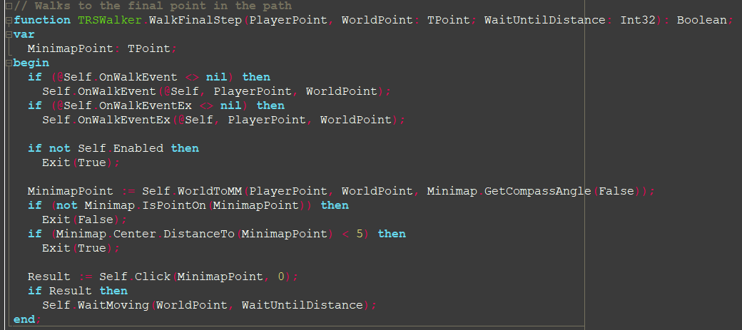 Playerpoint Becomes Stale When Onwalkevent Is Called For Rswalker
