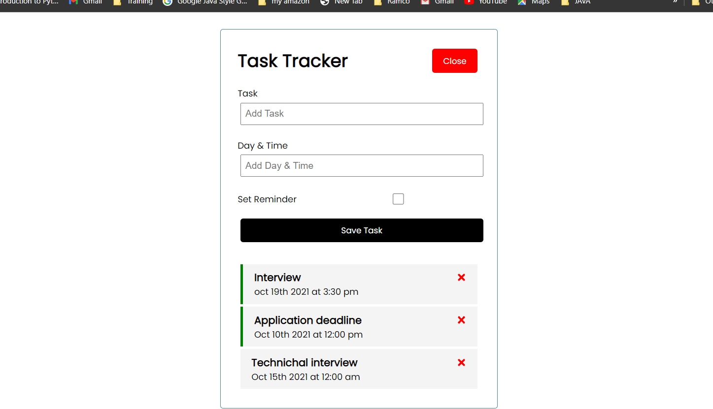 GitHub - guru127/Task-Tracker-React-App