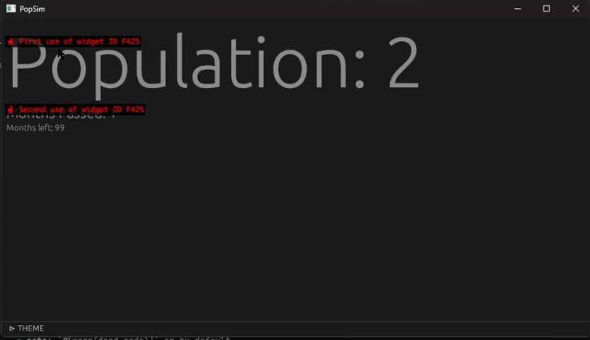 Strange red debug text flashing for a single frame · Issue #2378 · emilk/egui · GitHub