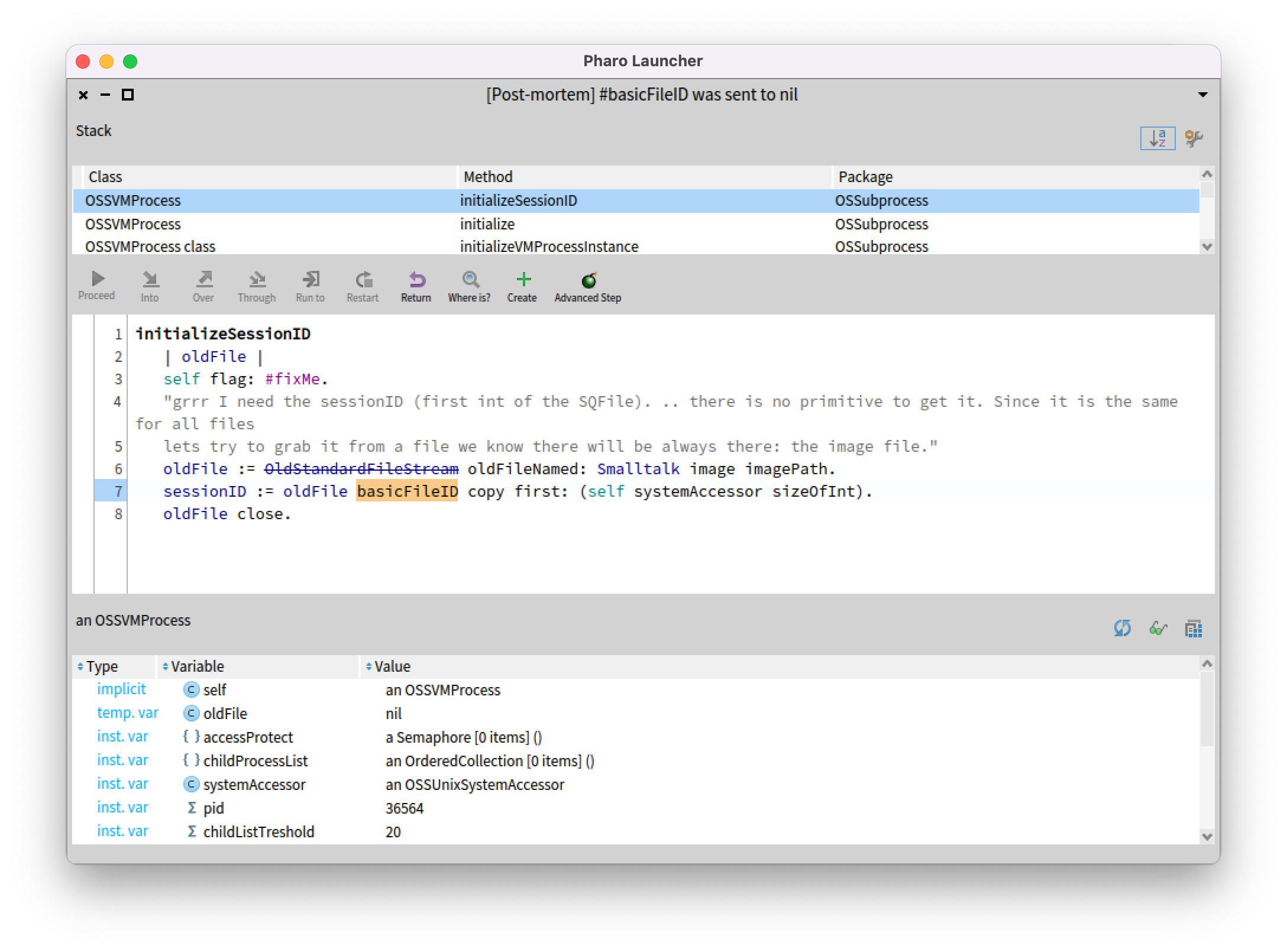 #basicFileID was sent to nil · Issue #614 · pharo-project/pharo-launcher · GitHub