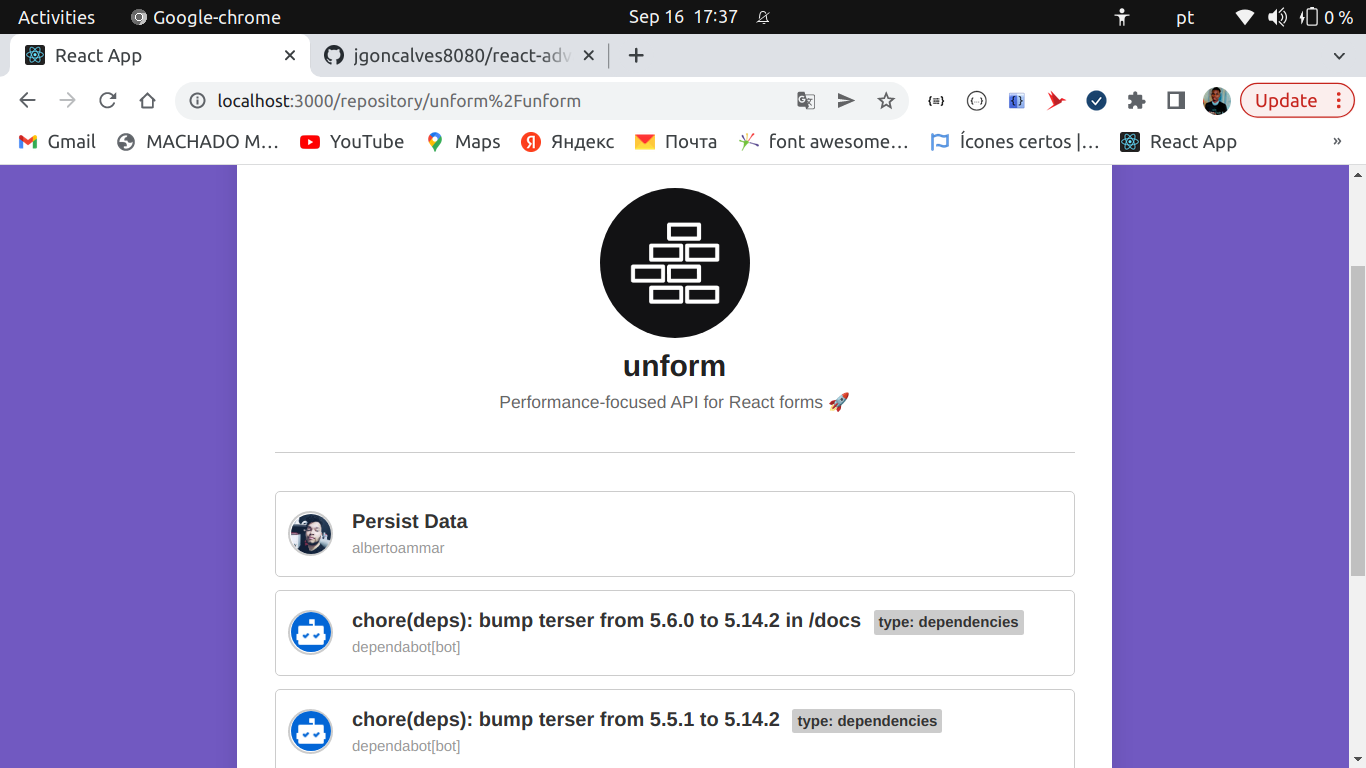 GitHub - Machado28/MyRepository-app: lista repositorios publicos e suas issues