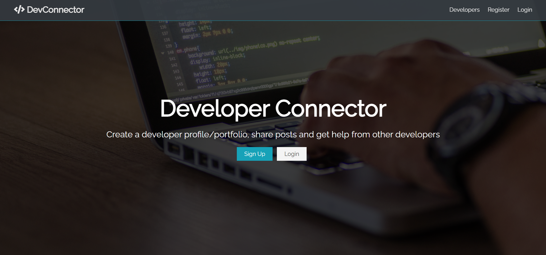 GitHub - dev382/DevConnector: This is a MERN stack application from the "MERN Stack Front To ...
