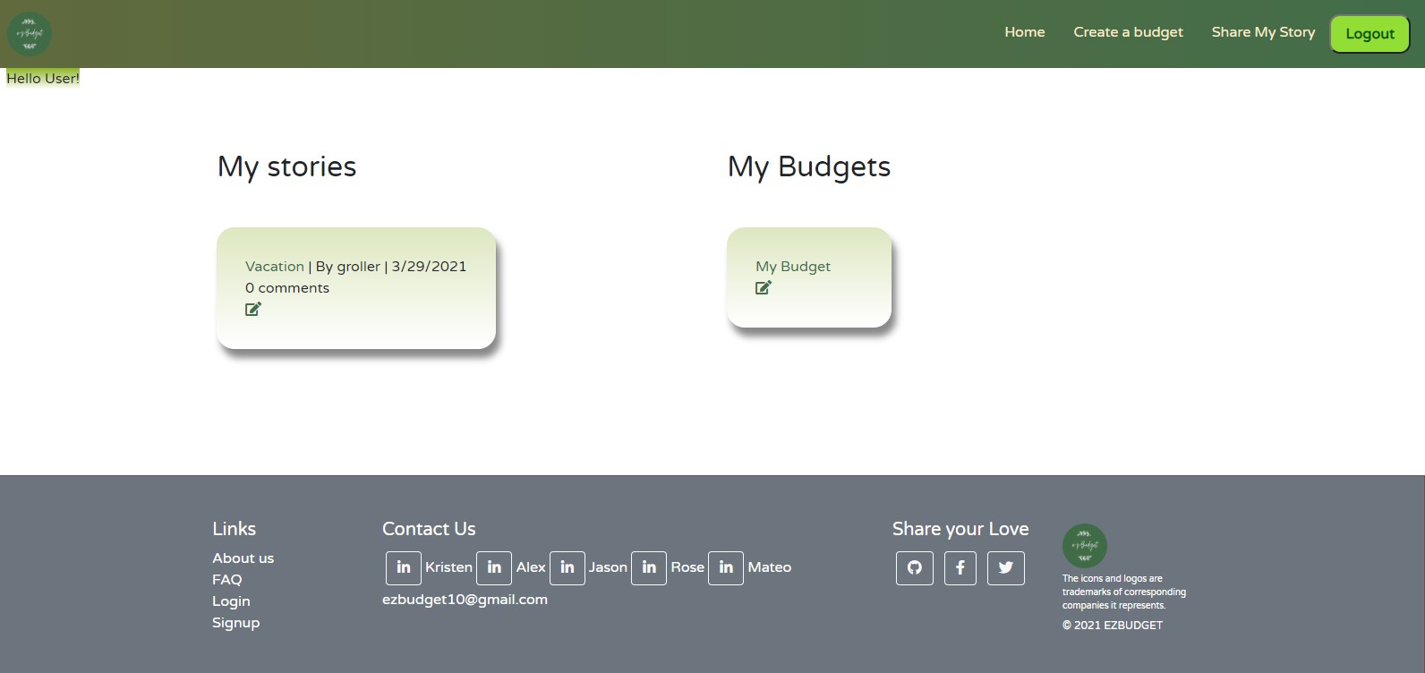 GitHub - ez-budget/e-z-budget