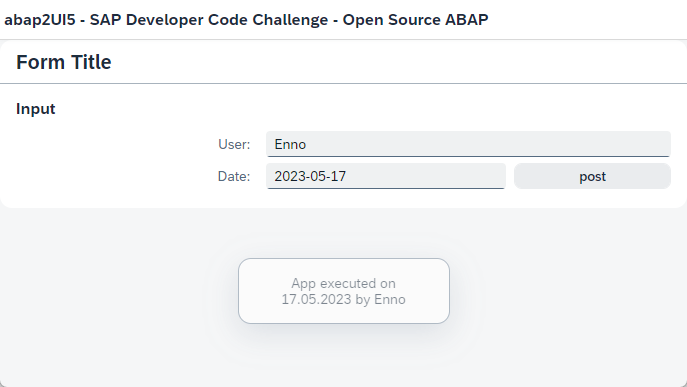 Github Ennowulffhelloworld Sap Dev Code Challenge Open Source Abap 3848