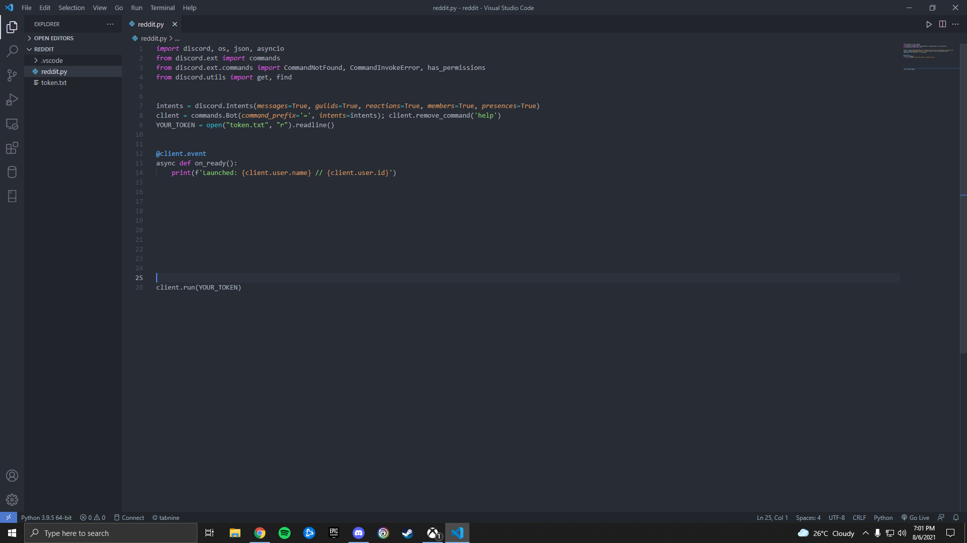 Change the python word colors and making it look more colorful · Issue #578 · Binaryify/OneDark ...