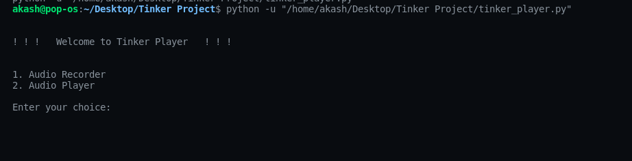 GitHub - Akash-Vijay/Tinker-Player: Audio recording & Audio Playing ...