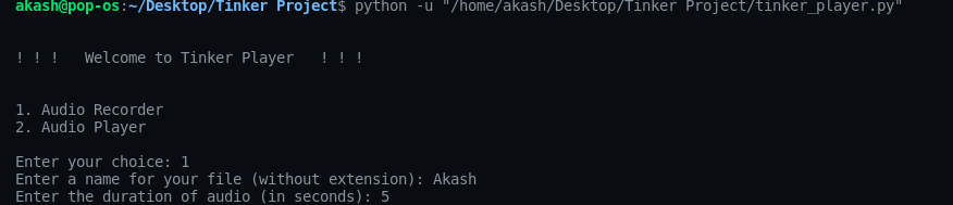 GitHub - Akash-Vijay/Tinker-Player: Audio recording & Audio Playing ...