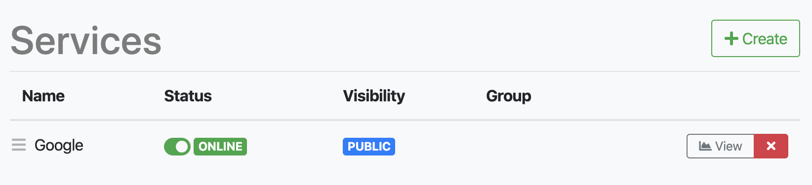 services area not showing in v0.80.66 · Issue #331 · statping/statping · GitHub