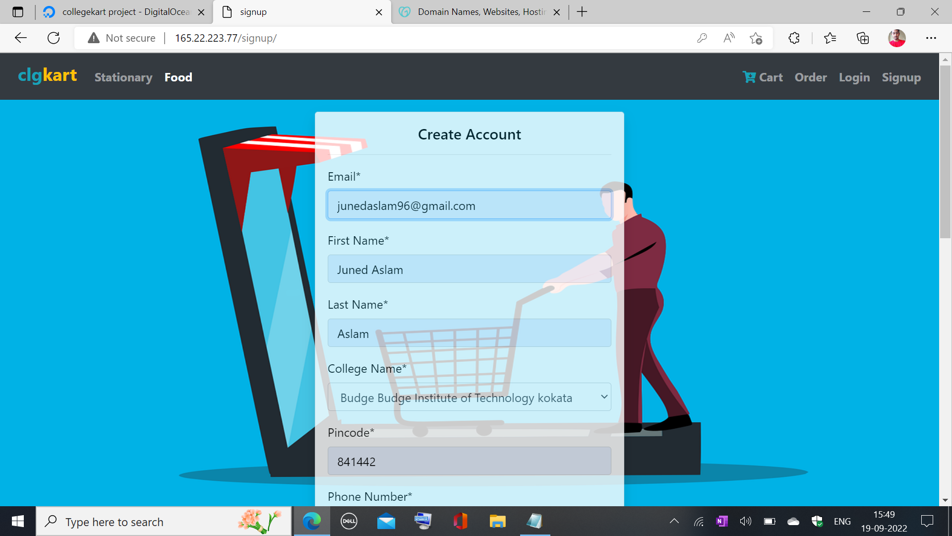 GitHub - juned960/collegekart