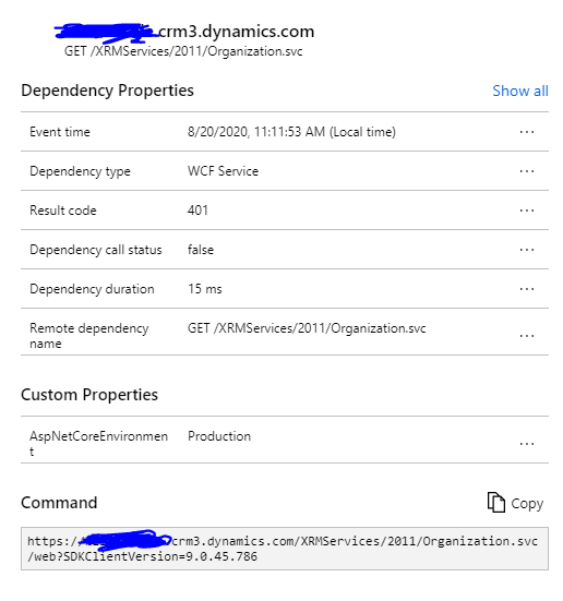 System.ArgumentNullException: 'Value cannot be null. (Parameter 'input')' when registering the ...