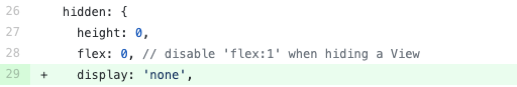 'display:none' causes some attribute values to be delayed for a certain ...