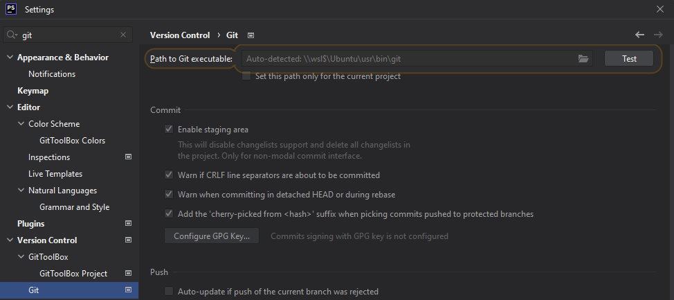 Adding The Git Instance From A Wsl Container · Issue 1626 · Fork Devtrackerwin · Github