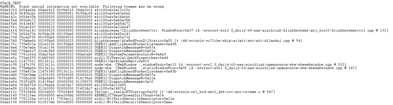 miniblink封装到一个ActiveX中，滑动鼠标，会导致程序崩溃 · Issue #147 · weolar/miniblink49 · GitHub