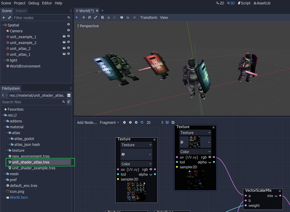 Atlas does not work at a 3D object · Issue #57094 · godotengine/godot · GitHub