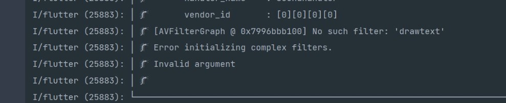 Error On Add Text To Video Flutter · Issue 447 · Arthenicaffmpeg Kit · Github