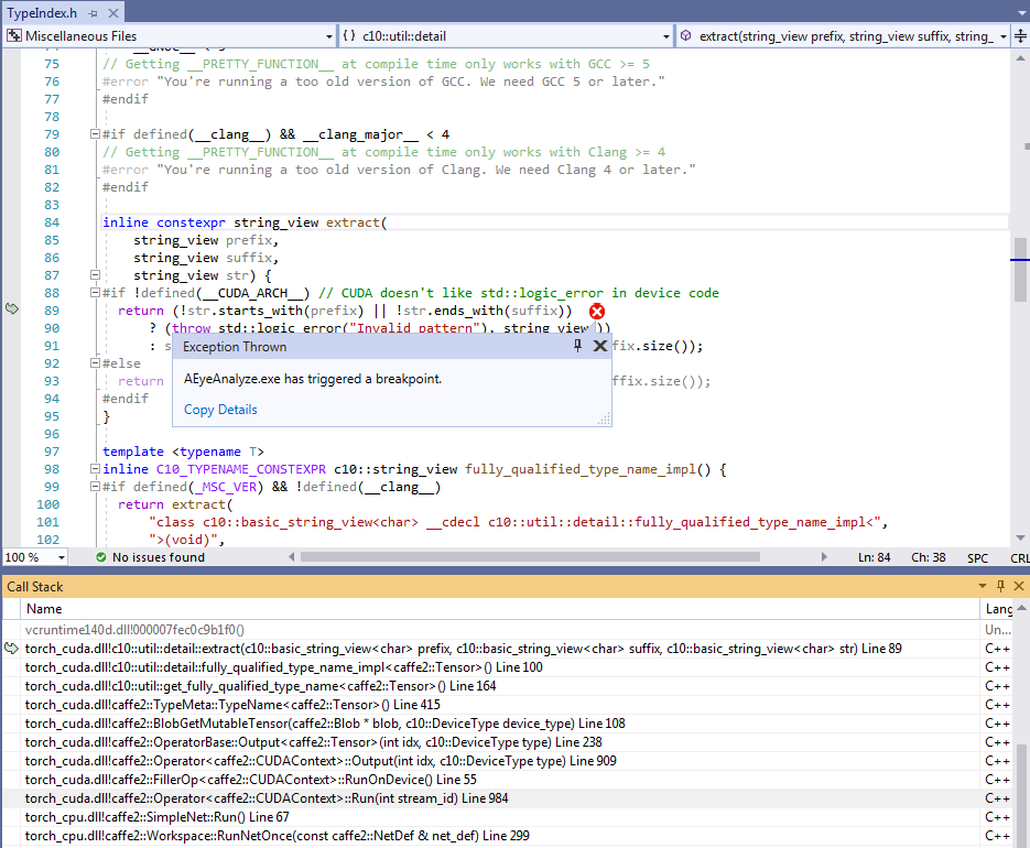 Error in fully_qualified_type_name_impl() on windows. __FUNCSIG__ doesn ...