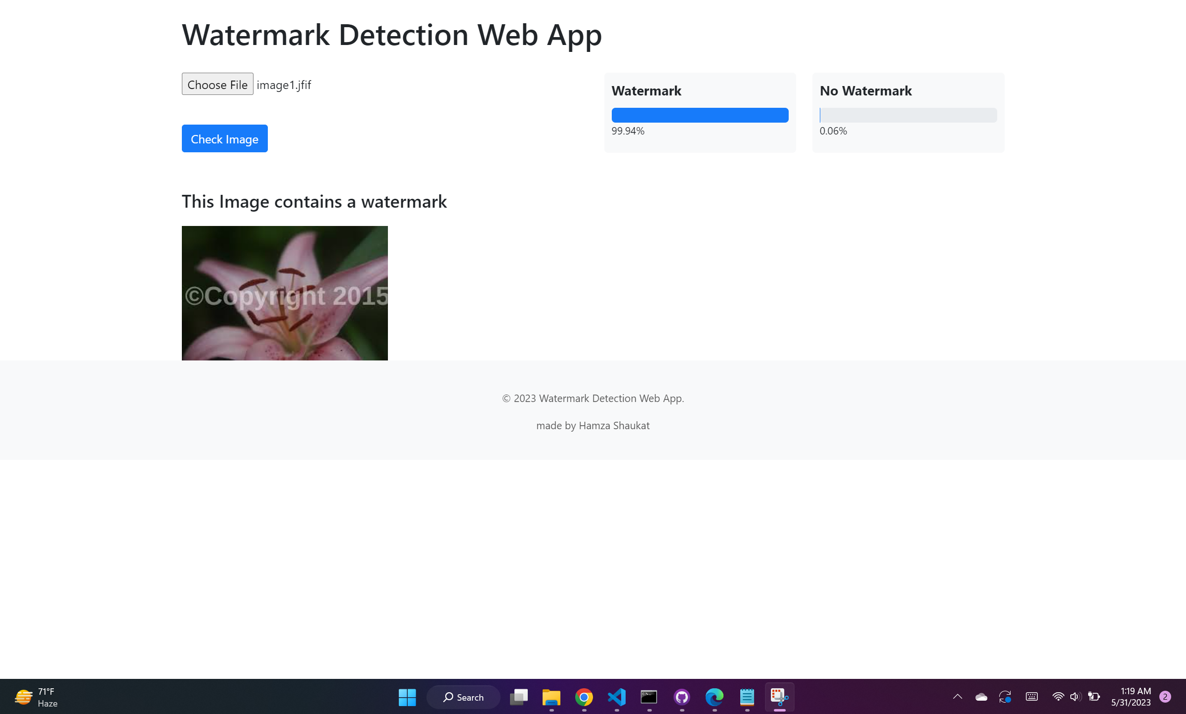 GitHub - hamzashaukat111/Watermark-Detection-Project