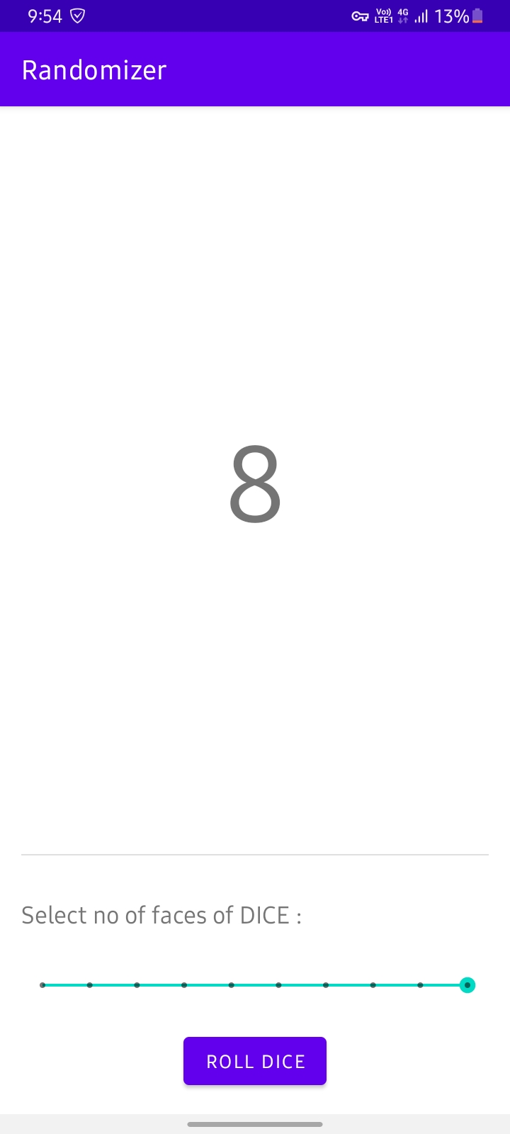 Github Saiprakashgit Randomizer A Simple Single Page Android