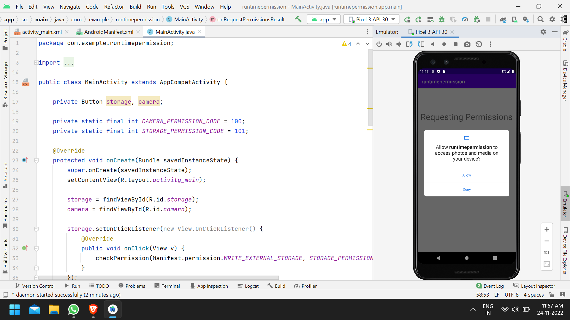 GitHub - sumyuktha3/RUN_TIME_PERMISSION