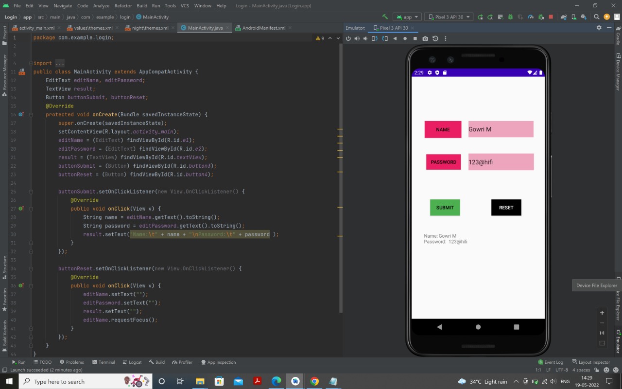 GitHub - Gowri4622/Username-password-from-end-user