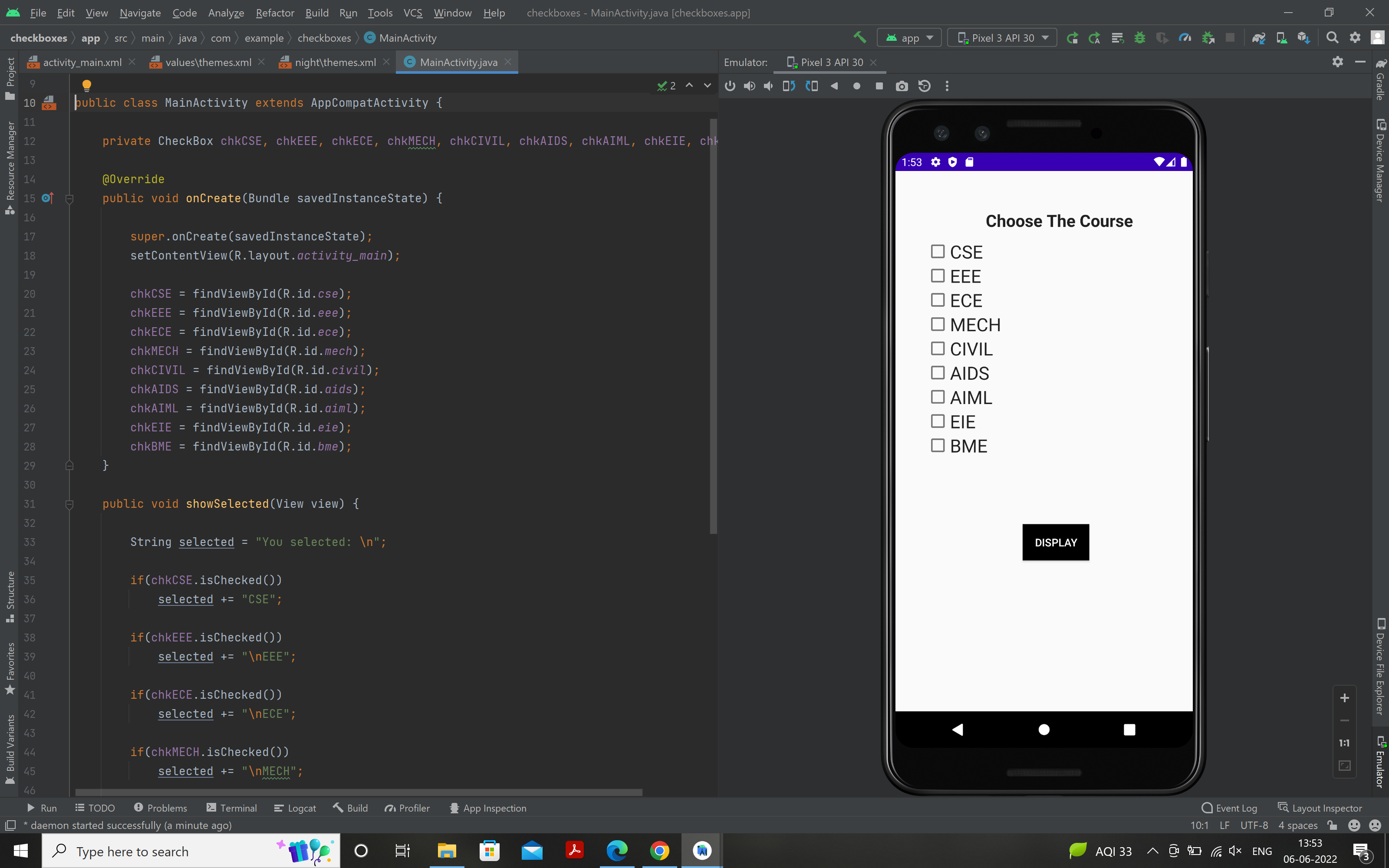GitHub - Gowri4622/EX8-Checkboxes