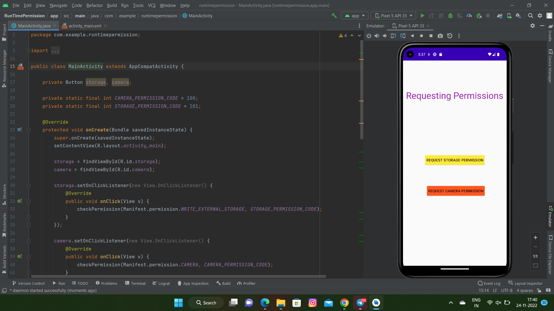 GitHub - Gowri4622/RuntimePermission
