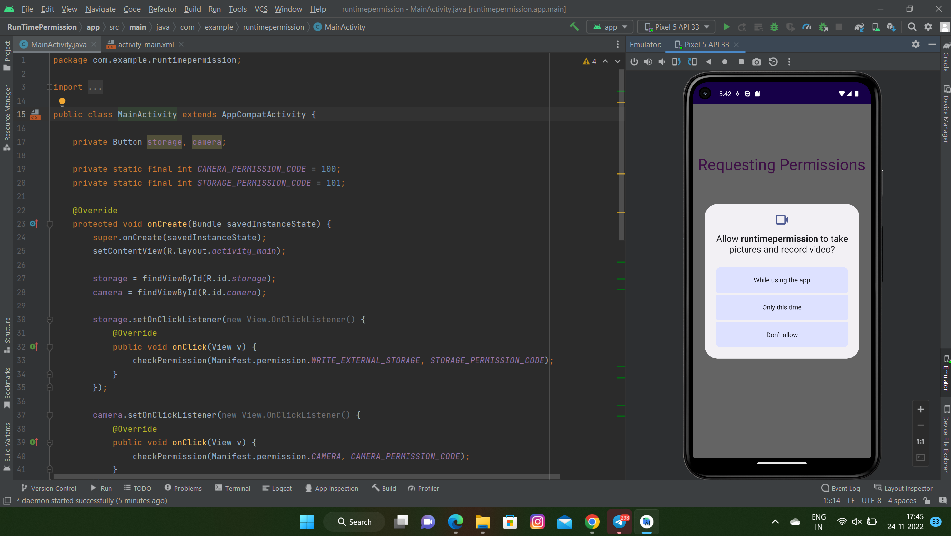 GitHub Gowri4622 RuntimePermission github-gowri4622-runtimepermission