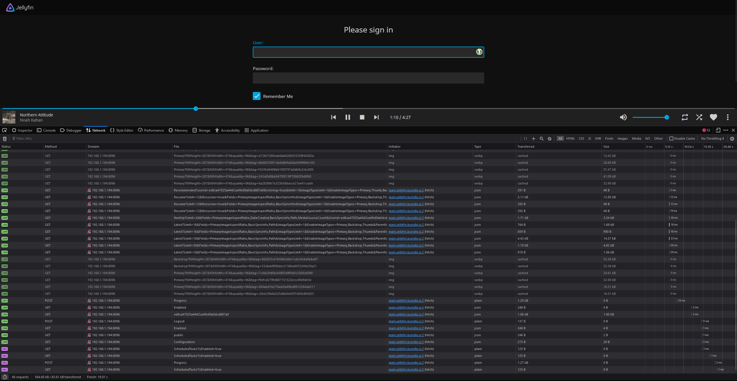 [Issue]: Media Playback after sign out · Issue #4917 · jellyfin/jellyfin-web · GitHub