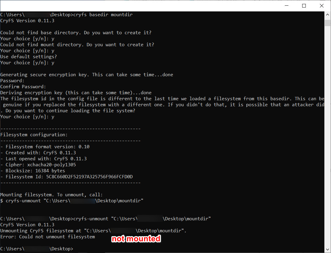 SiriKali does not work with CryFS · Issue #221 · mhogomchungu/sirikali · GitHub