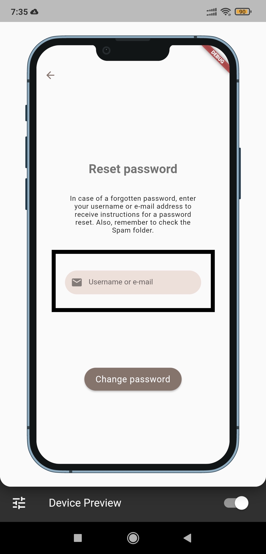 Incorrect message on screen when resetting password · Issue #3599 · openfoodfacts/smooth-app ...