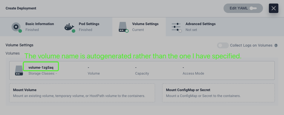 HostPath volume name cannot be specified · Issue #2658 · kubesphere/console · GitHub