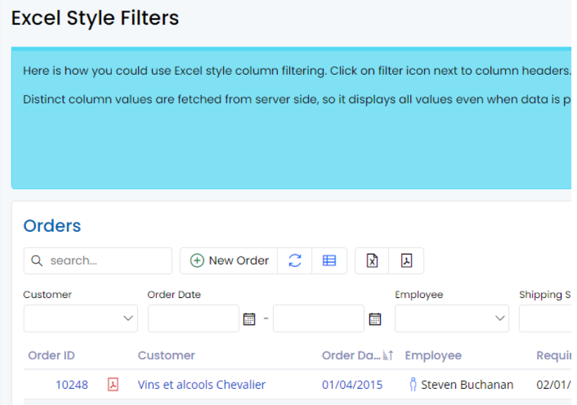 Pro Themebs5 Excel Style Header Filtering Dropdowns Not Visible · Issue 6198 · Serenity Is 