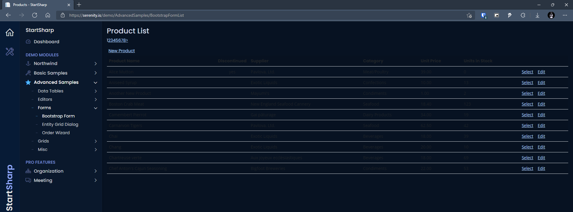 Pro Theme/BS5: Bootstrap form sample design · Issue #6206 · serenity-is/Serenity · GitHub