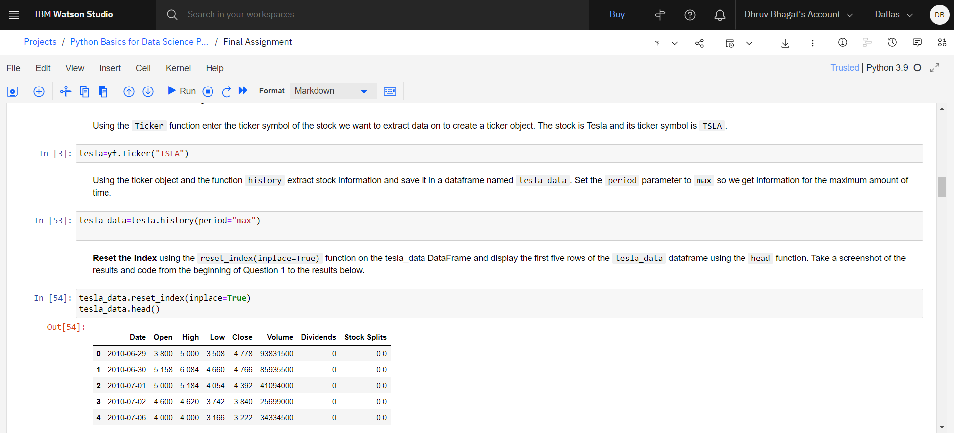 GitHub - DhruvBhagat047/Stocks-Dashboard