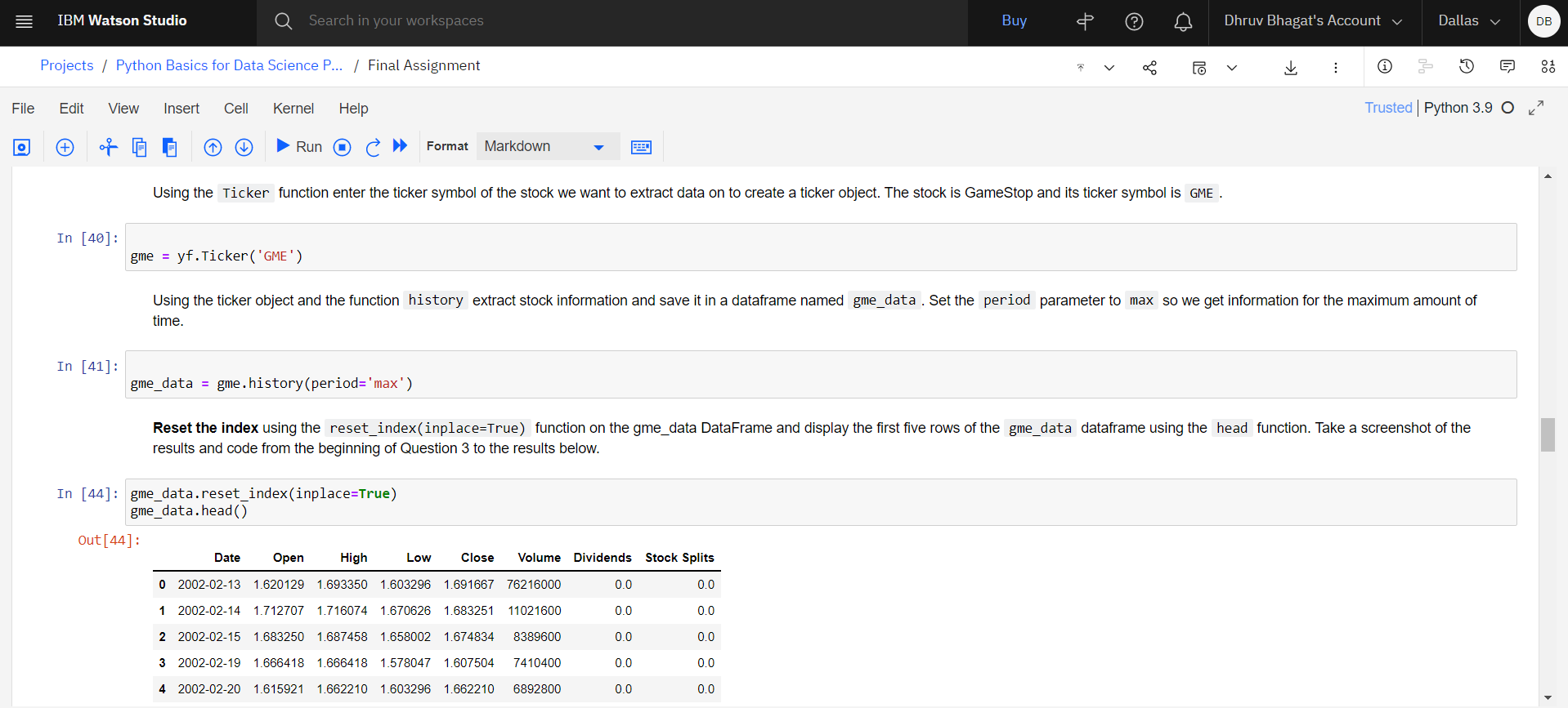 GitHub - DhruvBhagat047/Stocks-Dashboard