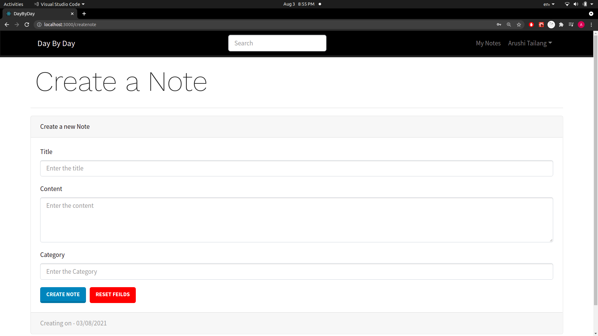 GitHub - arushi-tailang/DayByDay