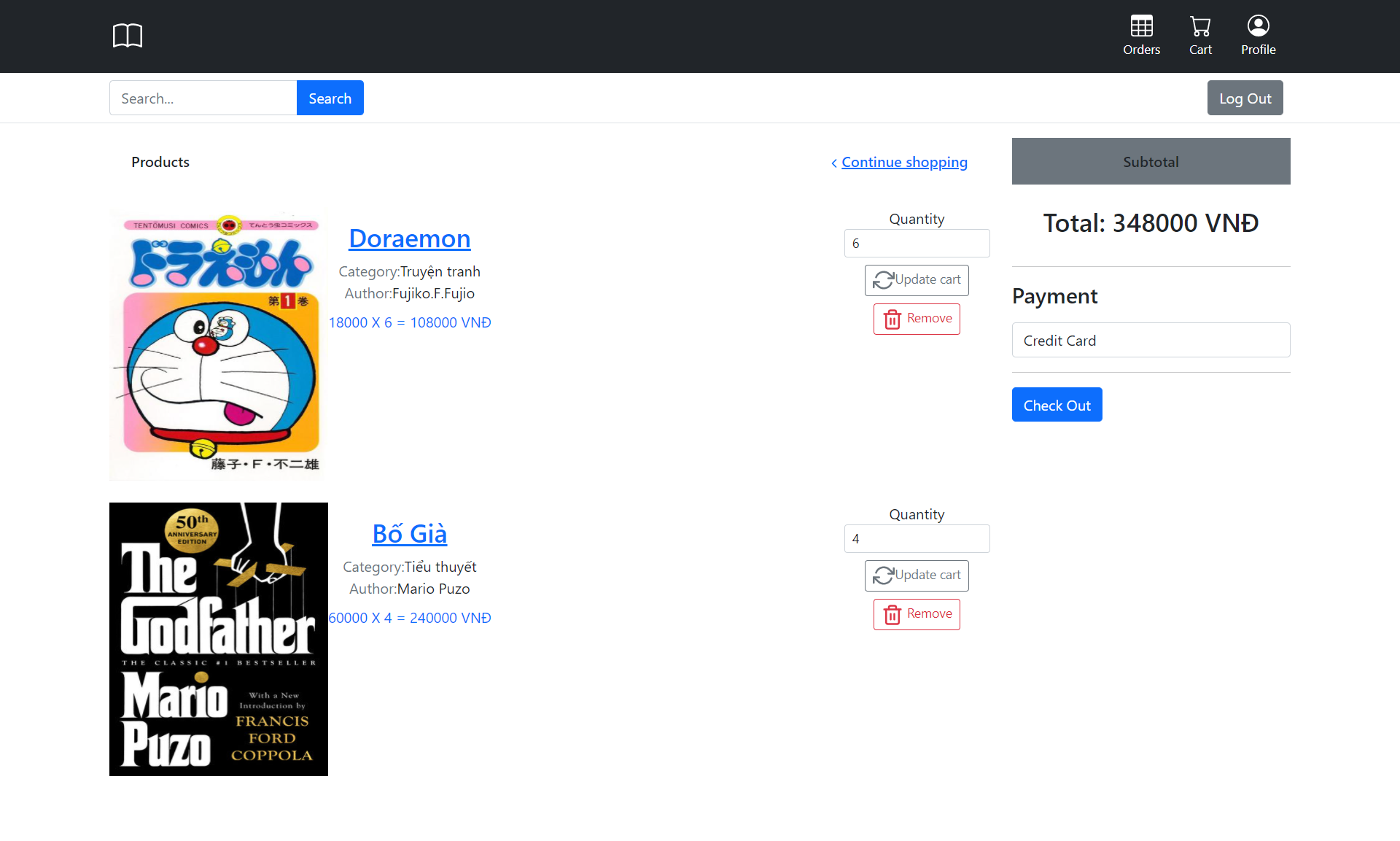 GitHub - thaithinhfgc/BookStore: Using mvc2 model with sql server